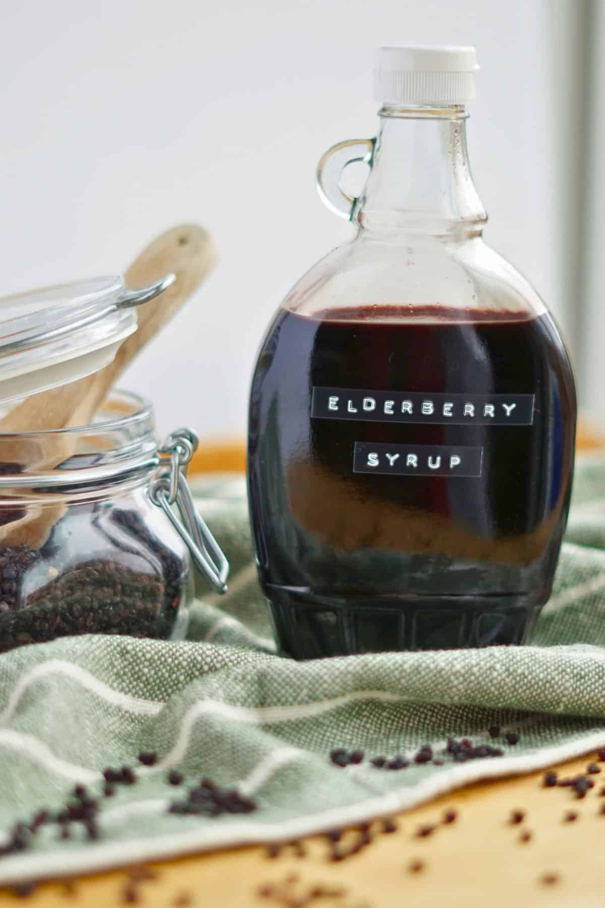 How To Make Elderberry Syrup (Recipe + Benefits) - For the Belly and Soul